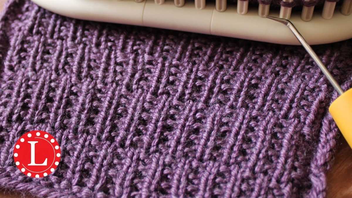 Unconventional Stitch Patterns for Loom Knitting