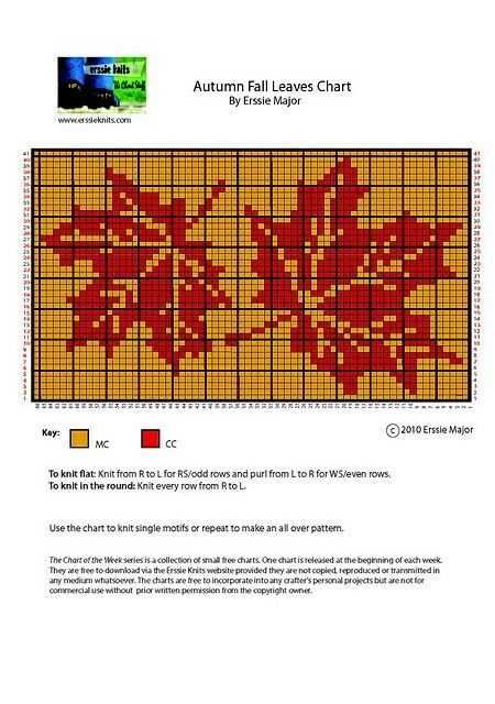 Cozy and Free: Knit Your Own Autumn Leaves