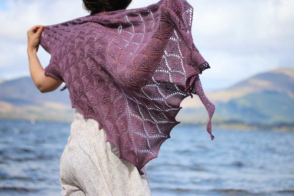 Unique Pattern for a Double Knit Shawl