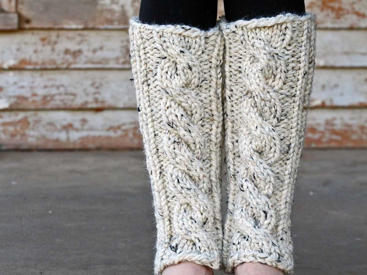 Quick and Simple Leg Warmer Knitting Pattern