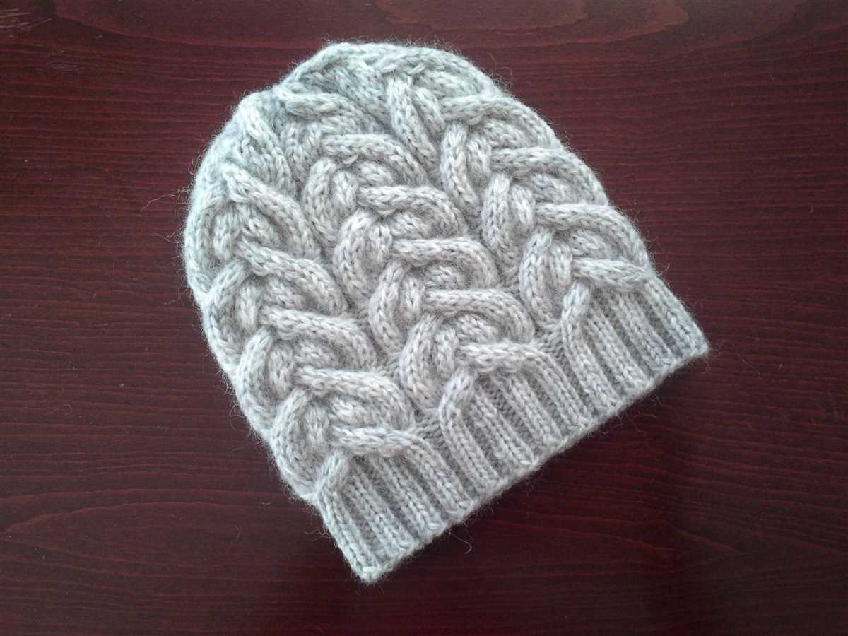 Knit a cozy hat with two needles for free!