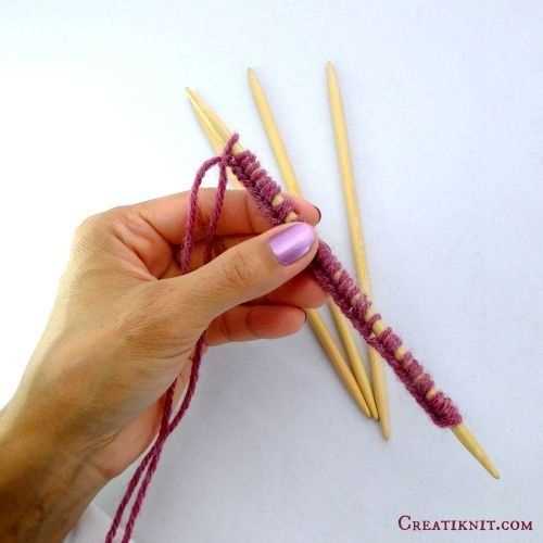 Easy pattern for knitting a hat with double pointed needles