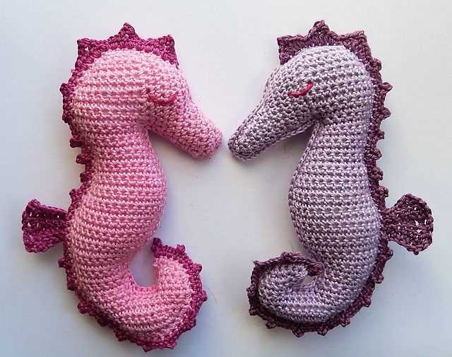 Easy and Free Knitted Seahorse Pattern to Create