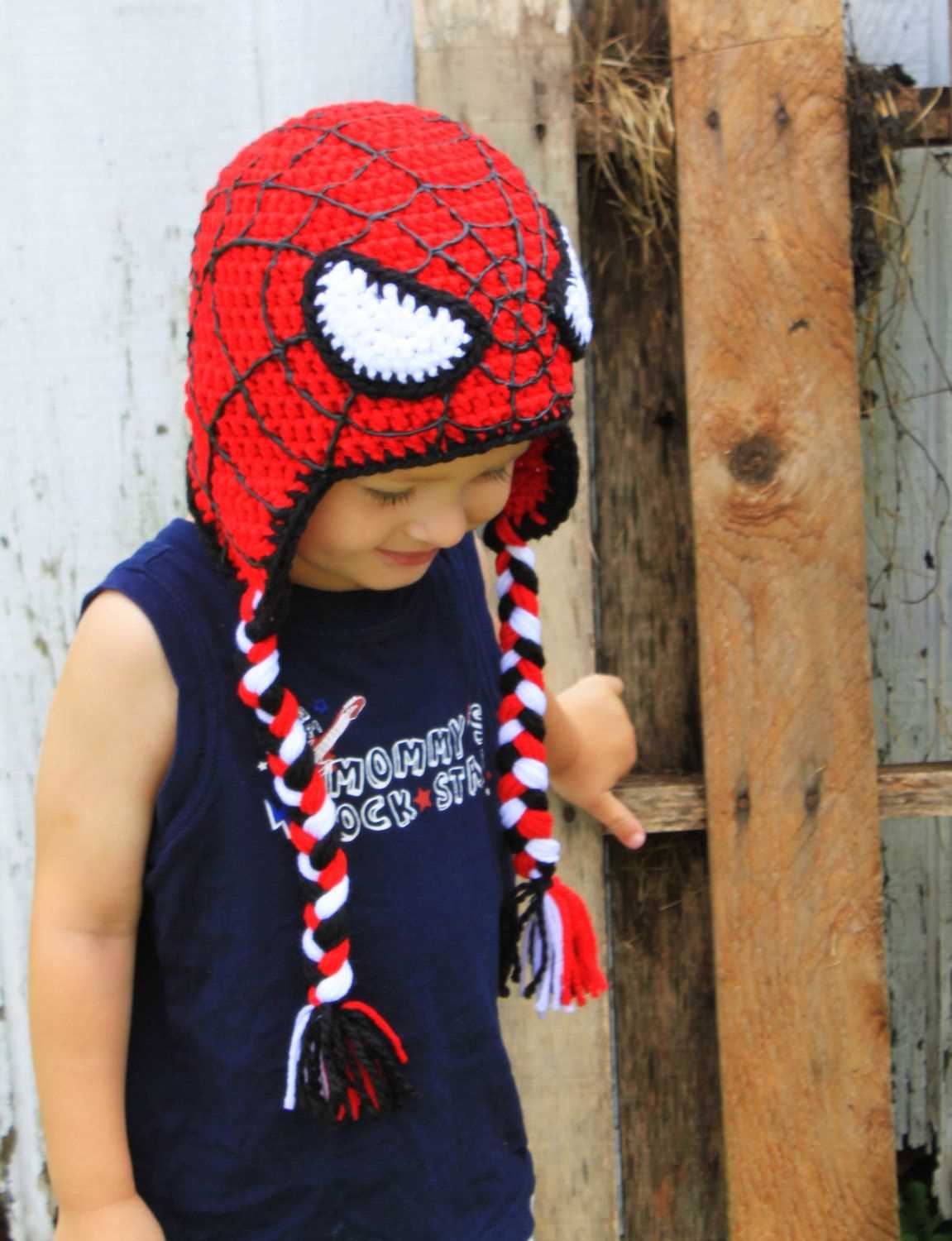 Spiderman Hat: Knitting Pattern