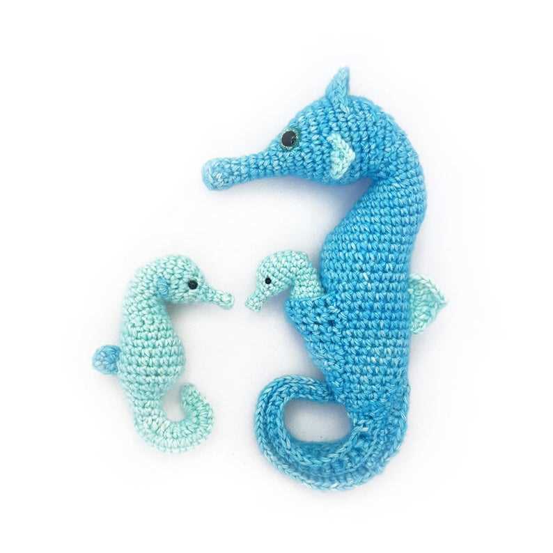 Easy and Free Knitted Seahorse Pattern to Create