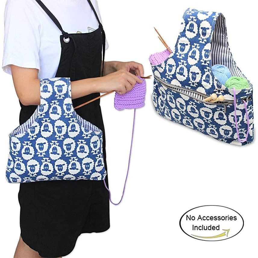 10 Stylish and Practical Free Patterns for Knitting Project Bags