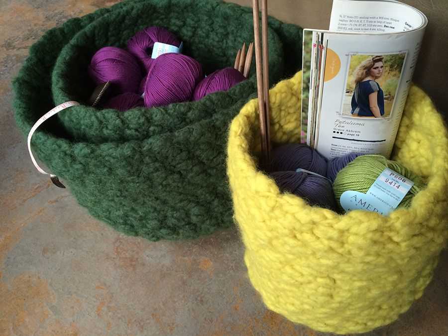 Free Pattern for a Knitted Bowl