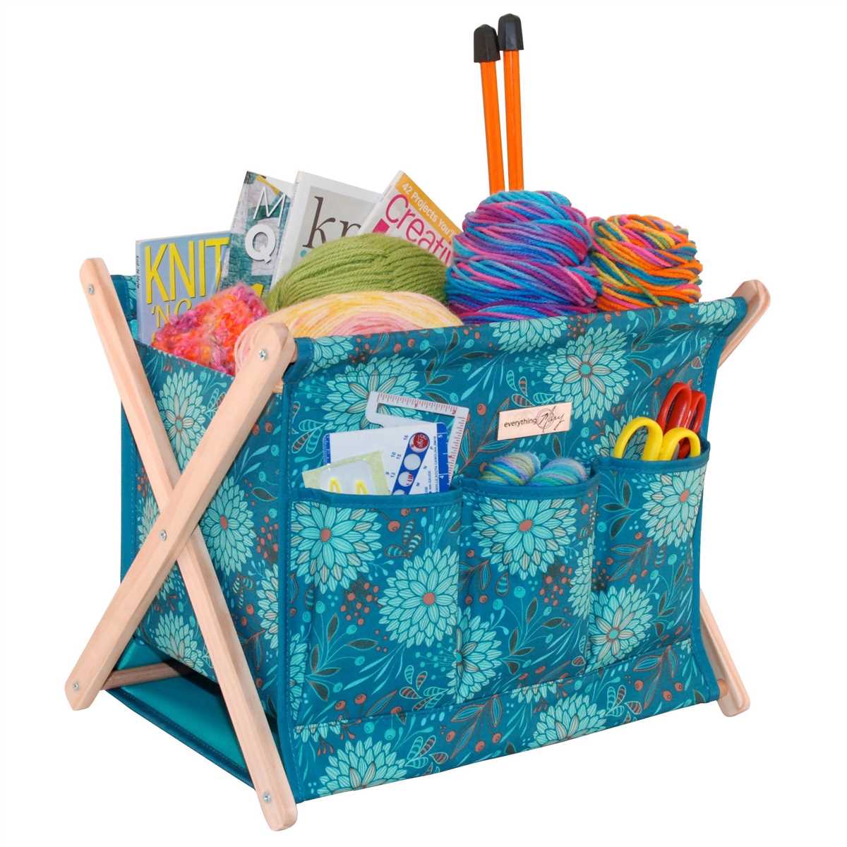 Sew your own knitting storage bag with this free pattern