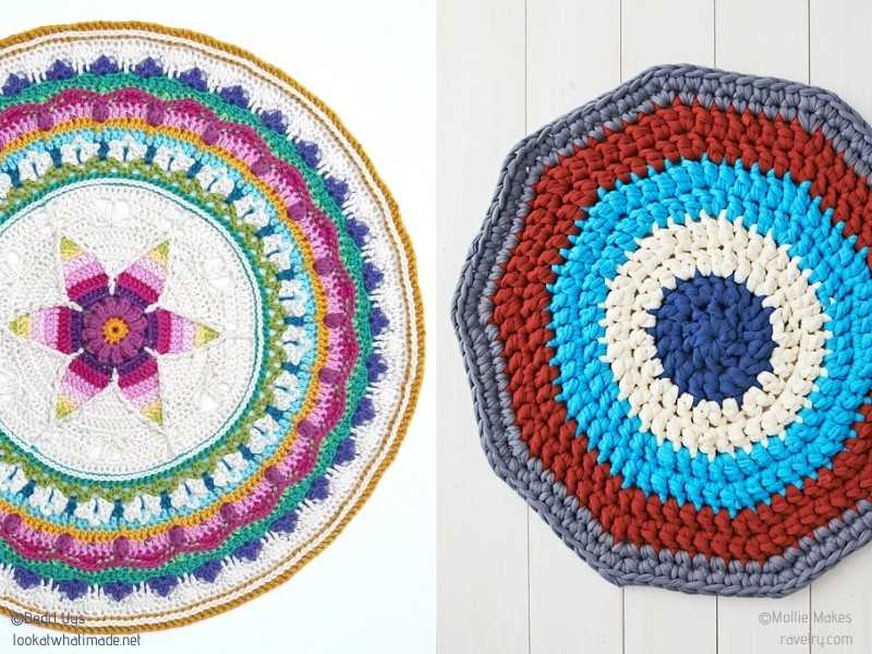 Unique Knitting Pattern for Round Dishcloths