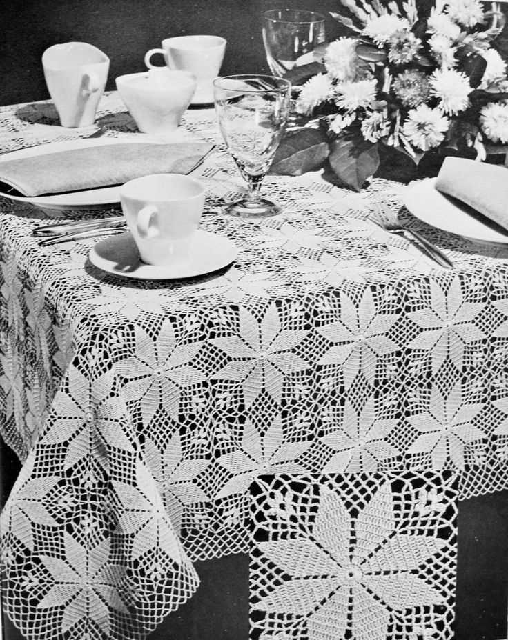 Unique and Creative Knitted Tablecloth Patterns