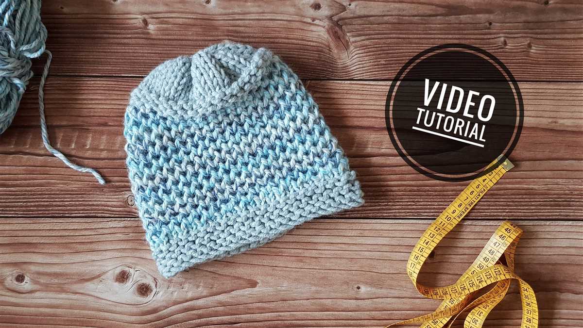 Quick and Easy Pattern for a Loom Knit Messy Bun Hat