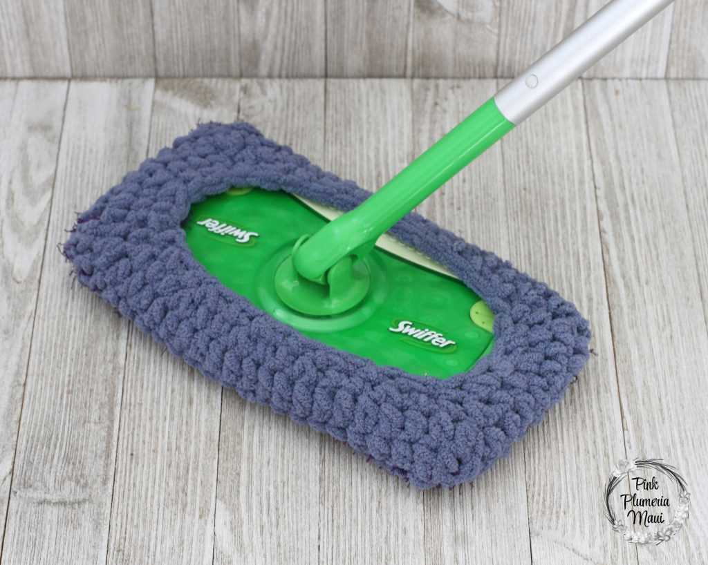 Knit your own reusable Swiffer mop covers for free