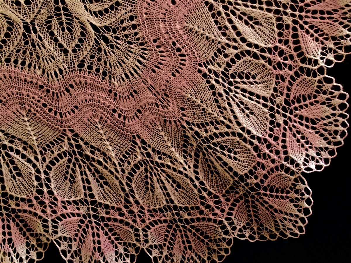 A Delicate Lace Shawl for Spiderweb Lovers