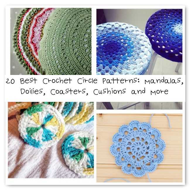 Unique Knitting Pattern for Round Dishcloths