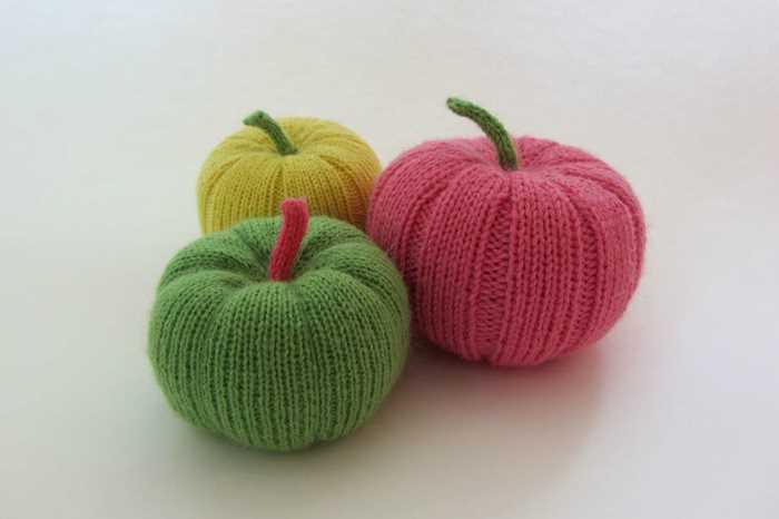Free knitting pattern for a giant pumpkin